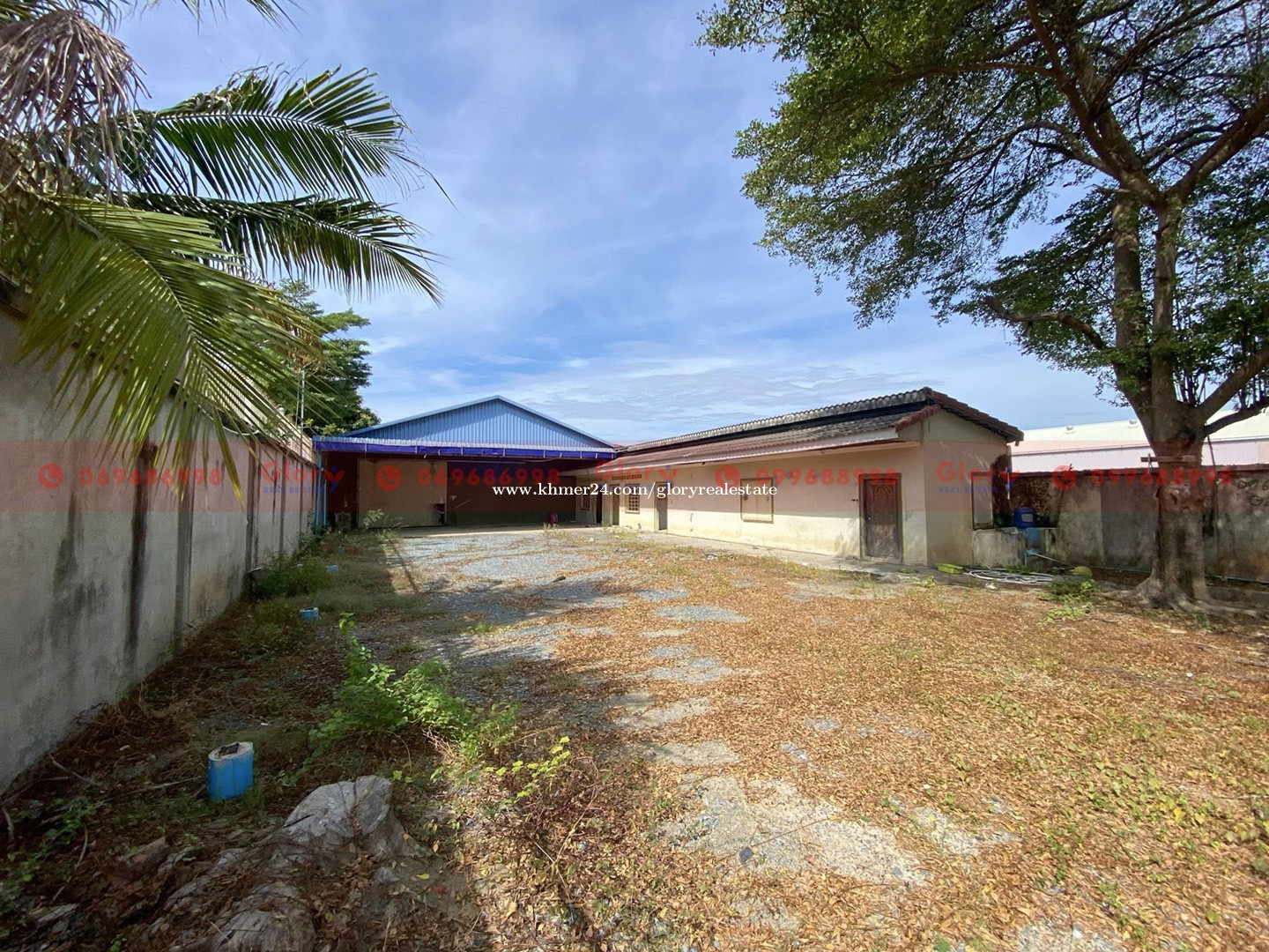 Warehouse With Ample Land Space For Lease In Khmuonh Area, Sen Sok ...