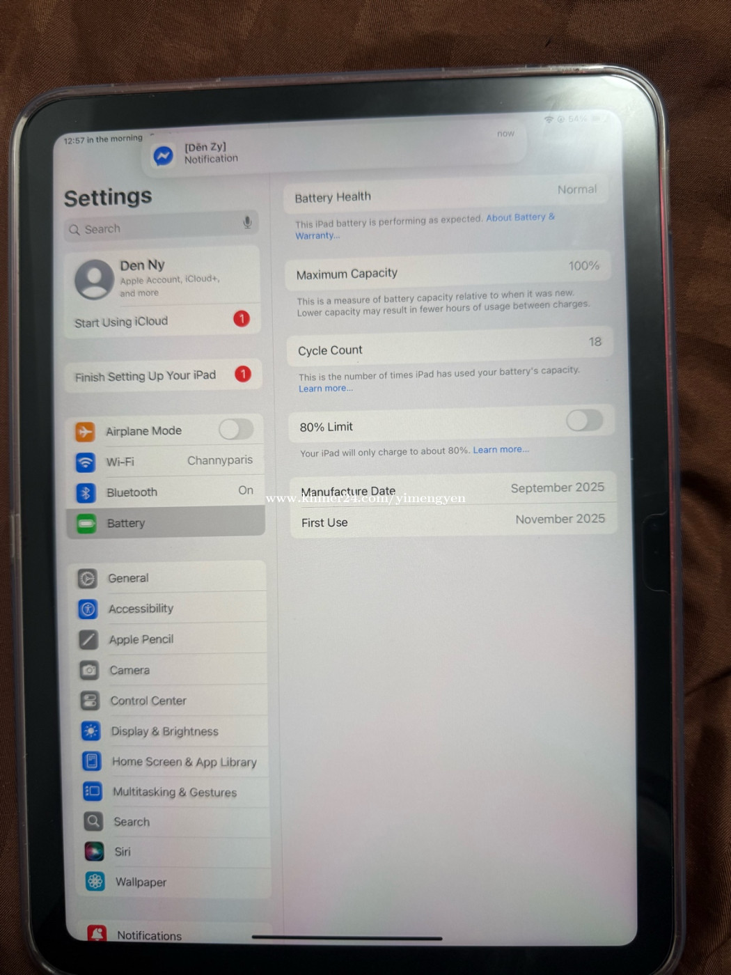 ipad A16 price $330.00 in Veal Vong, Prampir Meakkakra, Phnom Penh ...