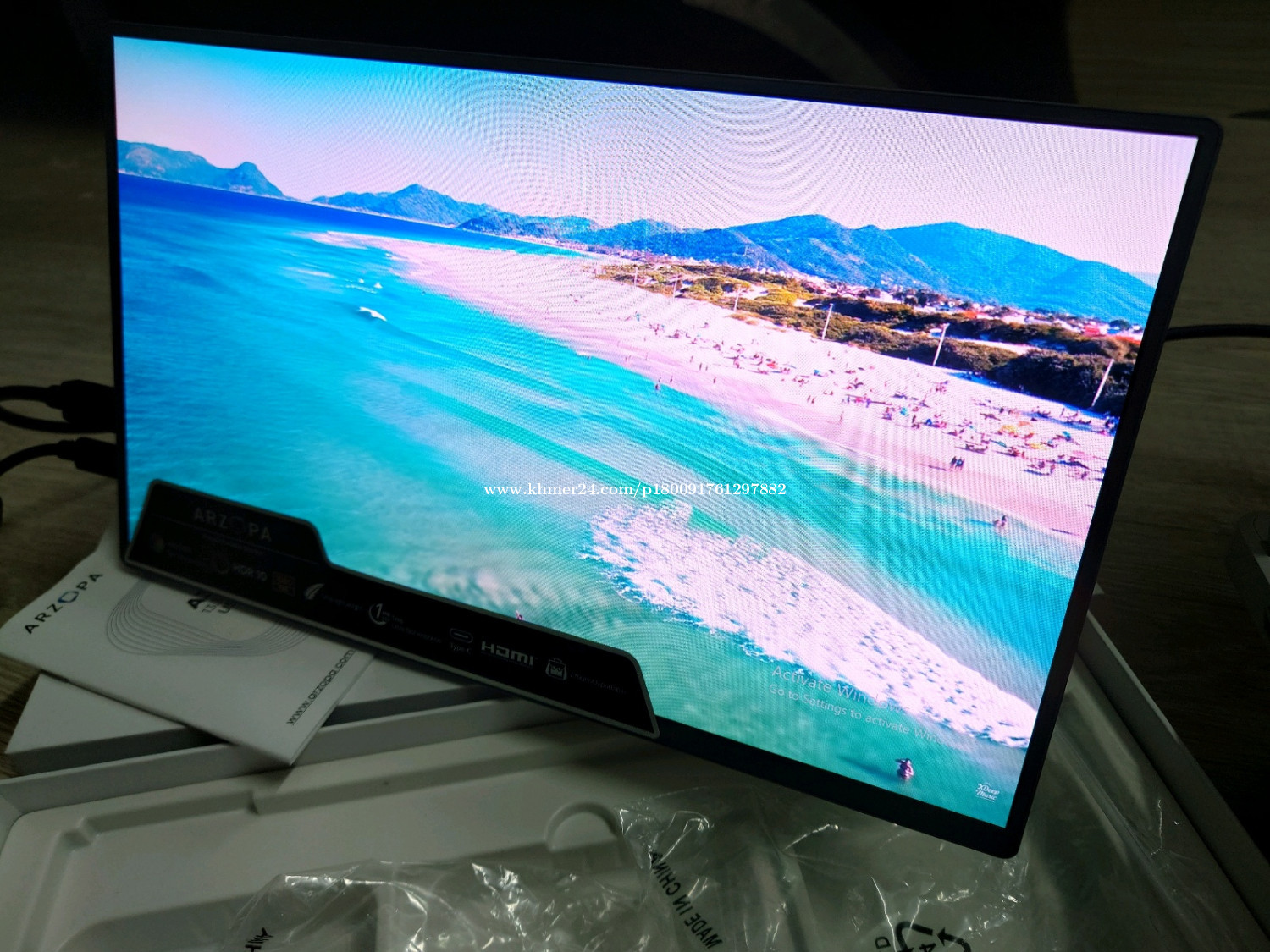OLED Portable monitor Arzopa A3C pro price $110.00 in Veang Chas, Krong ...
