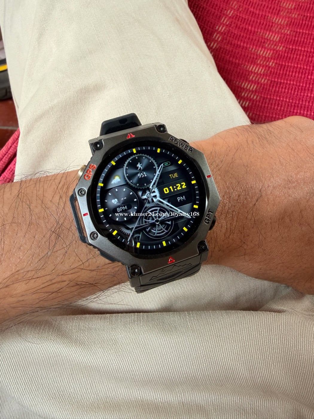 New T-Rex 3 Ultra GPS Smart Watch Men 3ATM IP68 Waterproof Built-in ...