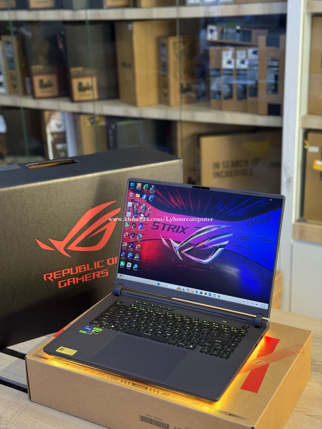 ASUS ROG STRIX G615JHR i7-14t 5050 8G 2026 price $1399 in Tuek L'ak Pir ...