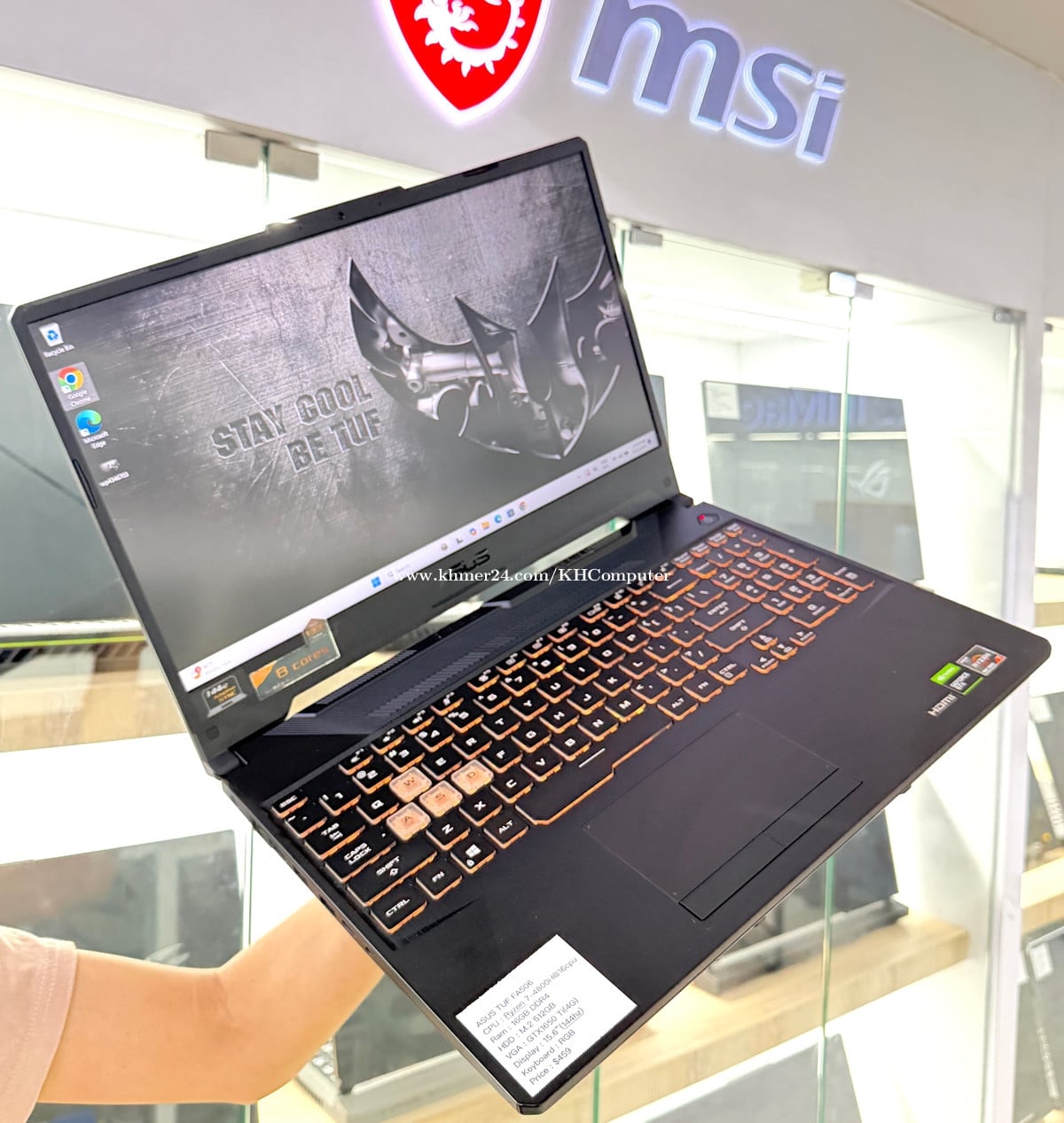 ASUS TUF FA506/Ryzen7-4800H/16GB/M.2 512GB/GTX1650 Ti(4G)/15.6”(144hz ...