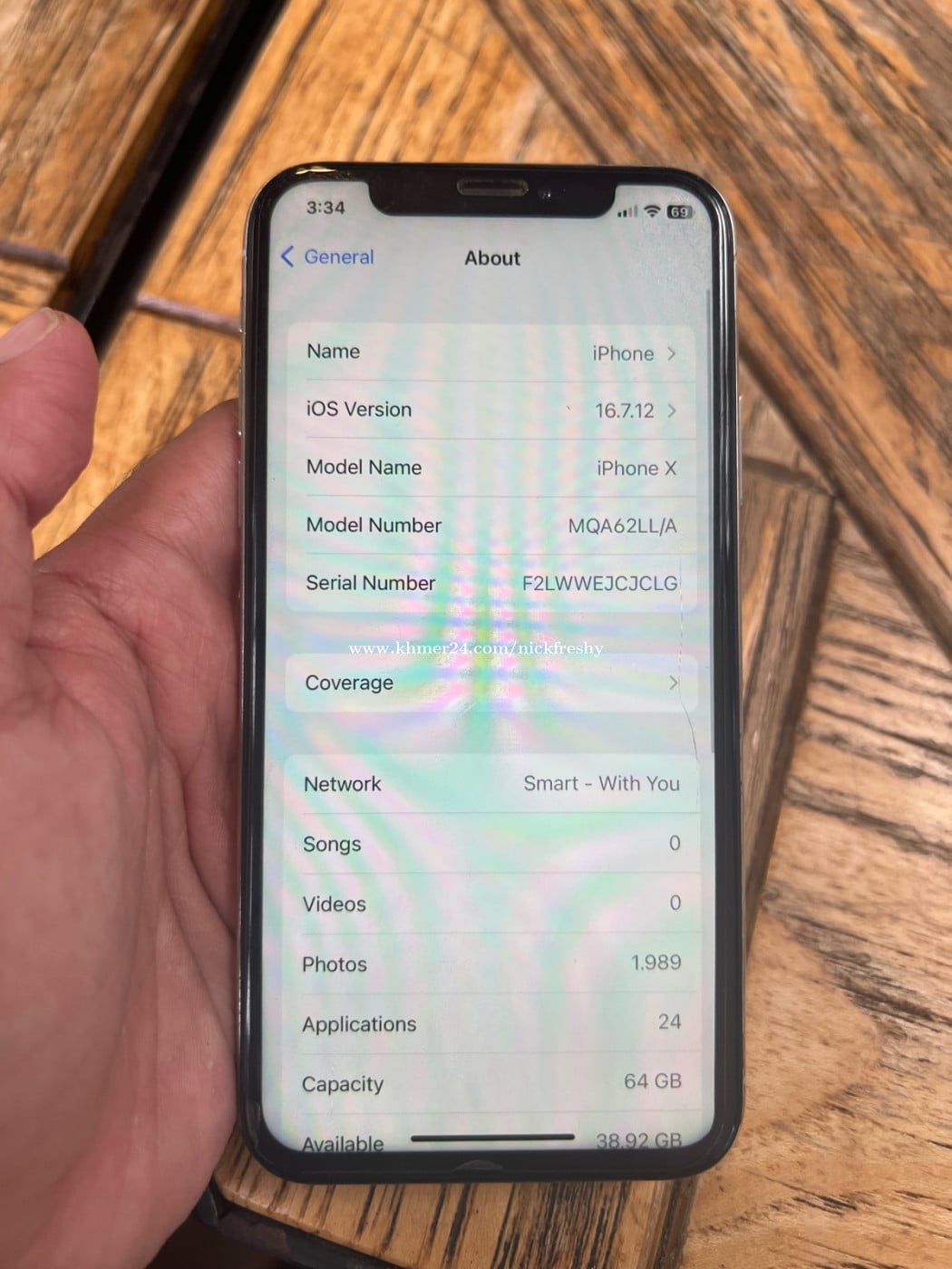 IPhone X 64g LLa price $85.00 in Phsar Depou Muoy, Tuol Kouk, Phnom ...