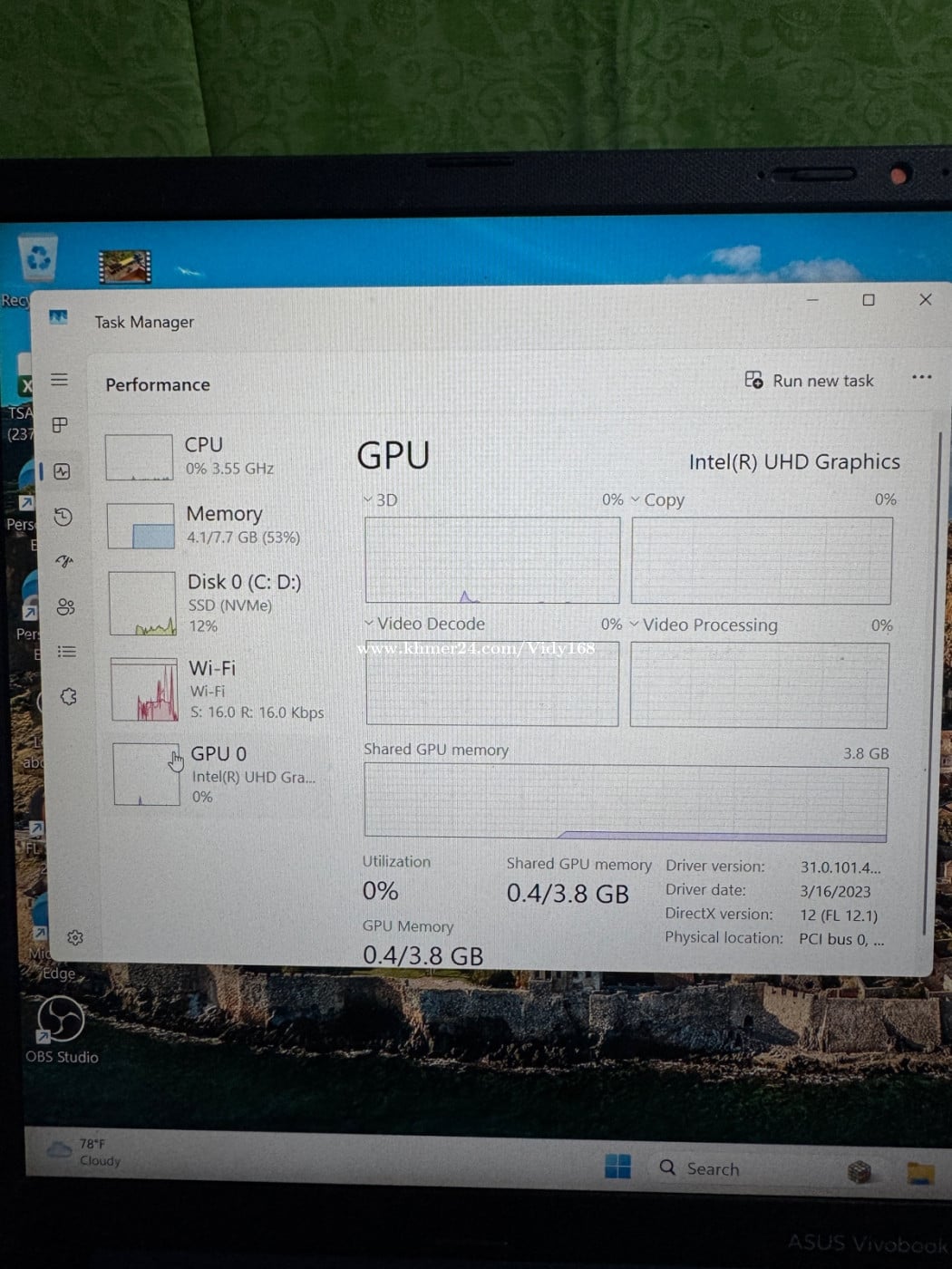 ASUS X1502 ZA price $175.00 in Angk Ta Saom, Tram Kak, Takeo, Cambodia ...