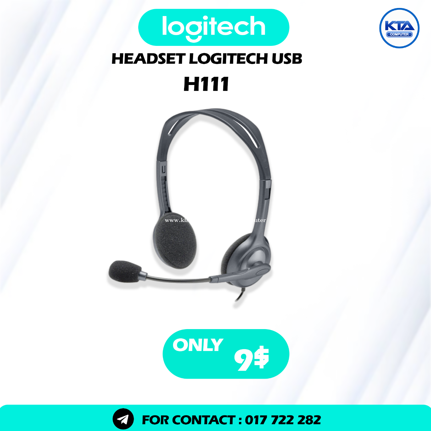 LOGITECH HEADSET price $9.00 in Tuek L'ak Pir, Tuol Kouk, Phnom Penh ...