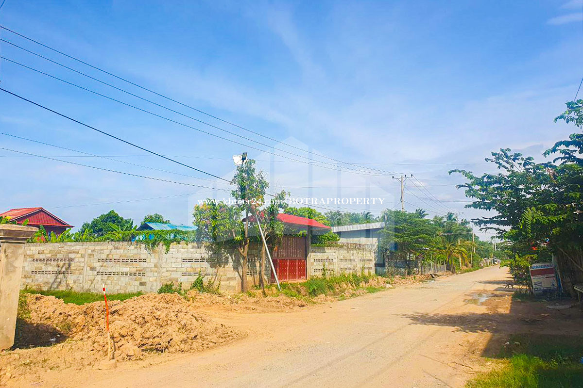 Corner Land for Sale along 30m wide concrete road, near new airport and ...
