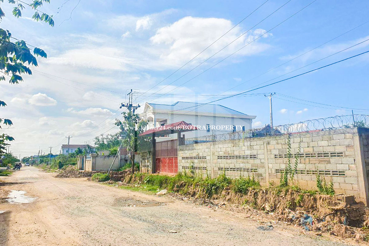 Corner Land for Sale along 30m wide concrete road, near new airport and ...