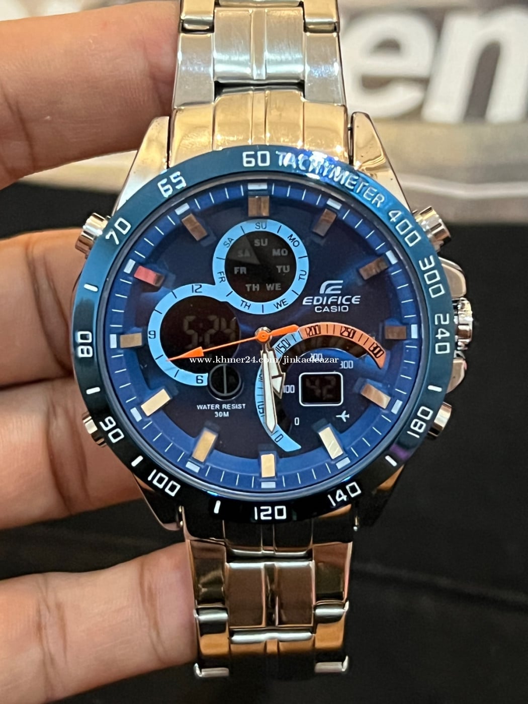 Casio Edifice Blue price $40.00 in Kantaok, Kamboul, Phnom Penh ...
