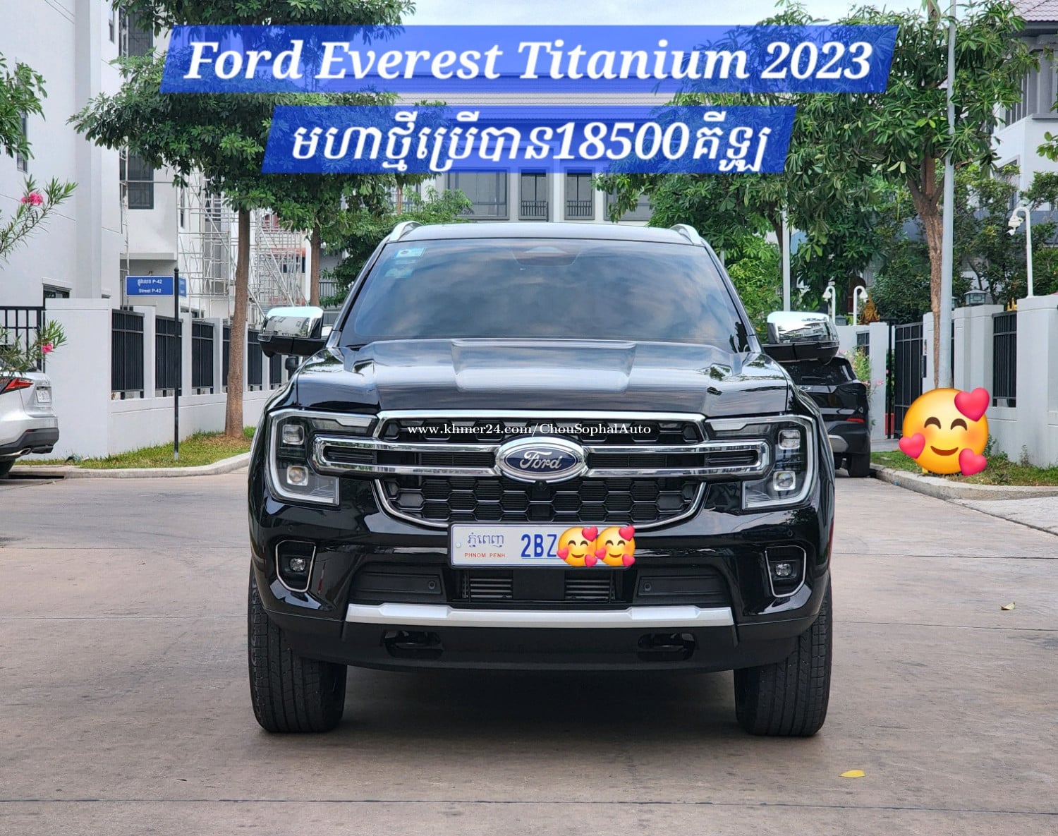 Ford Everest Titanium 2023(18500km) price $63000.00 in Boeng Kak Muoy ...