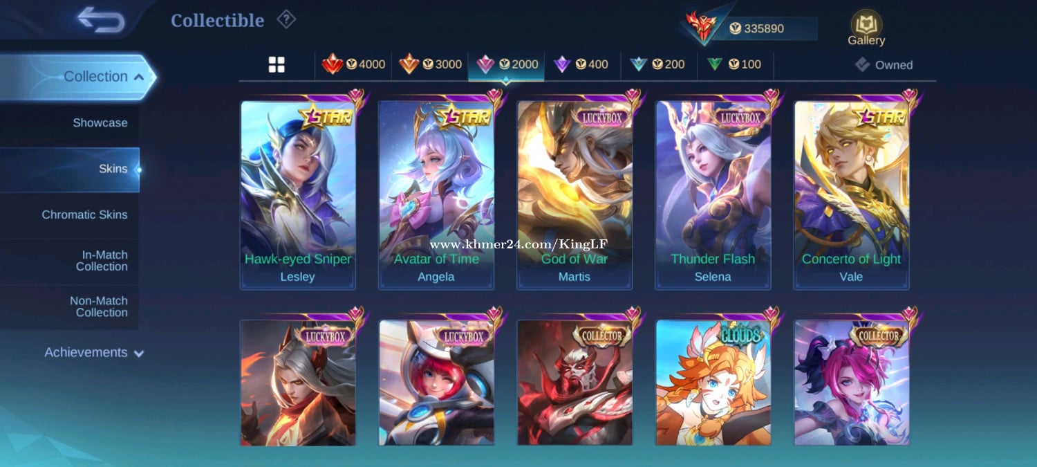 MLBB account price $450.00 in Phnom Penh Thmei, Saensokh, Phnom Penh ...