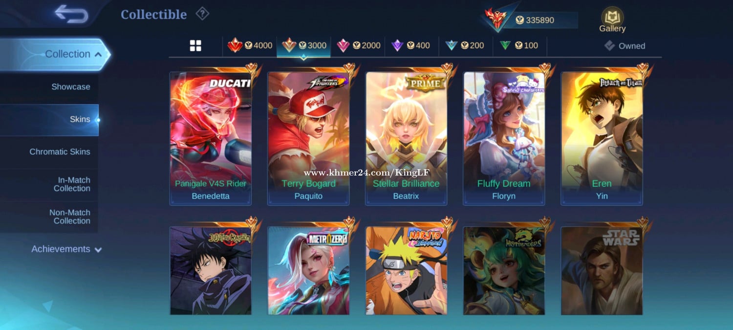 MLBB account price $450.00 in Phnom Penh Thmei, Saensokh, Phnom Penh ...