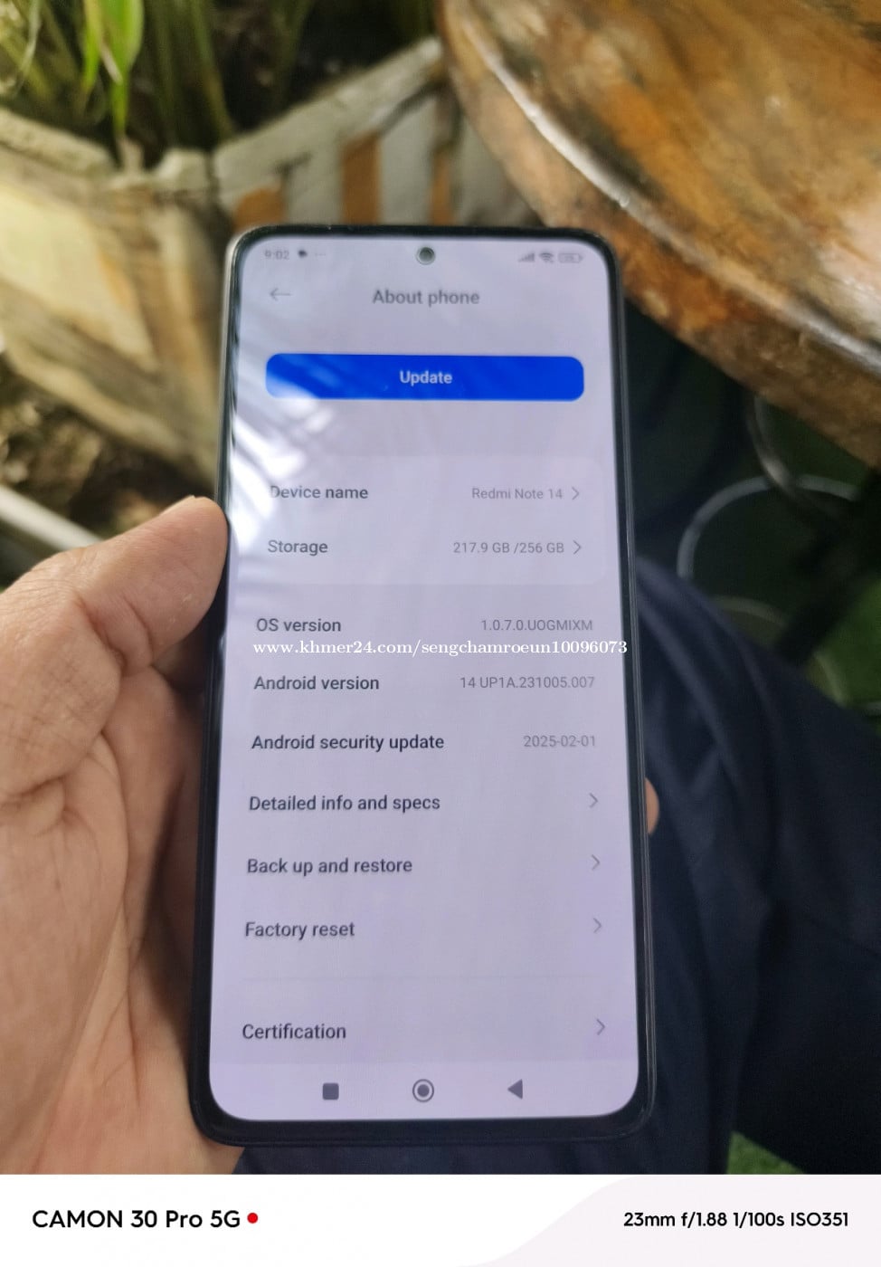 Redmi Note 14 _256GB price $100.00 in Preaek Kampis, Dangkao, Phnom ...