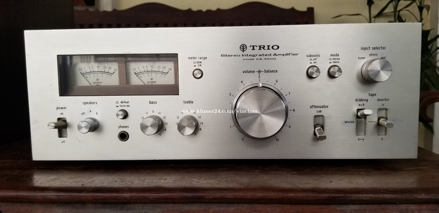 Trio amplifier 110W Ac 100V model KA-5500 from japan 93% price $85.00 ...