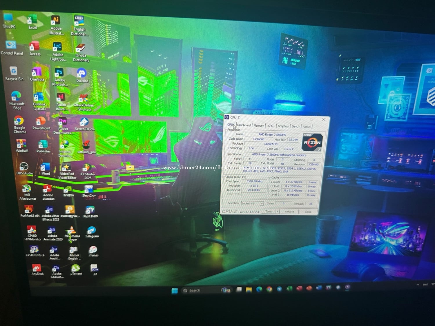 asus rog zephyrus g14 price $650.00 in Voat Phnum, Doun Penh, Phnom ...