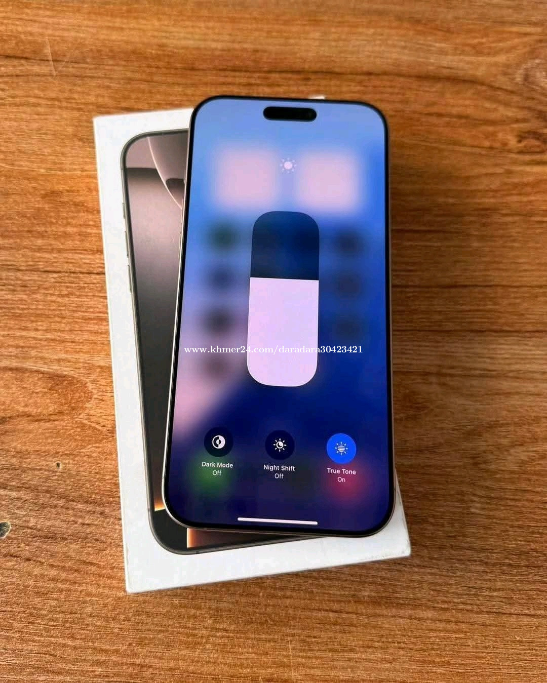 16 Pro Max ស្អាតដូចថ្មី99% ថ្ម100 នៅធានា8ខែ សាក70ដង X/A 256GB Fullest ...