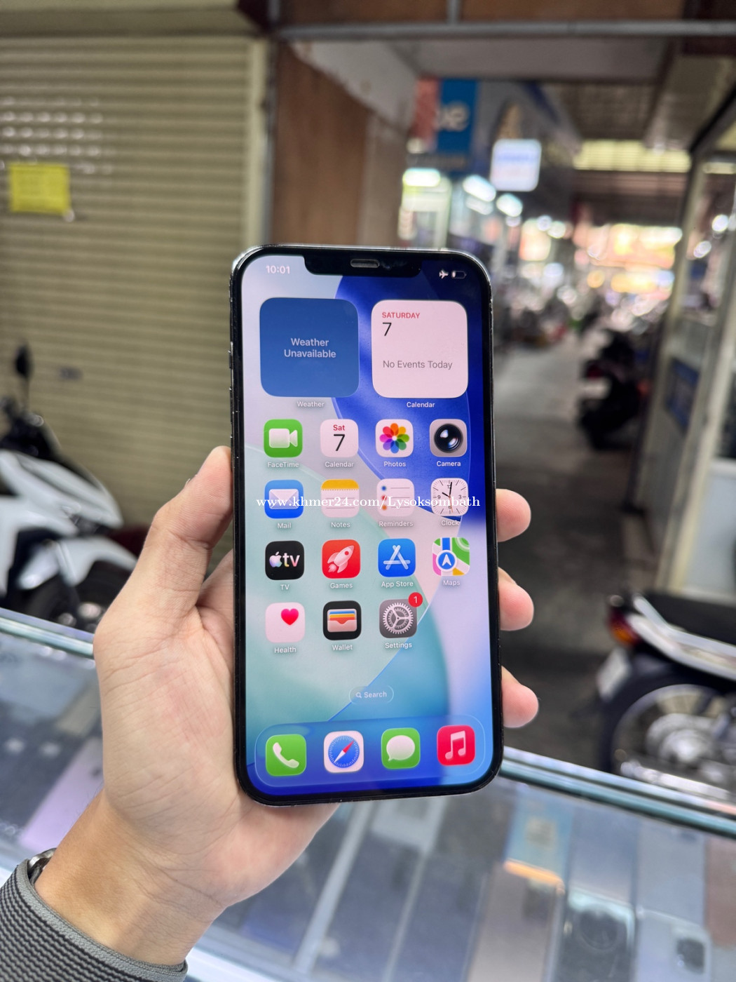 12 pro max 512G Sim2 eSIM ម៉ាសុីនអេក្រង់ស្រុីន price $345.00 in Tuek L ...