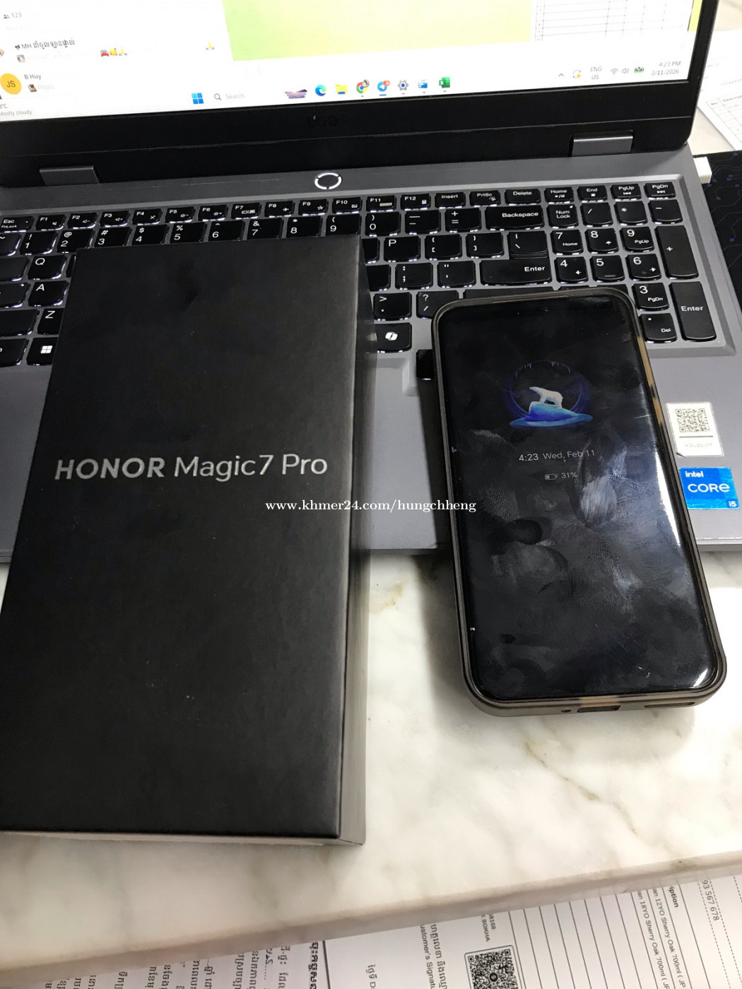 Honor Magic 7 Pro Global 512G Full Box price $580.00 in Tonle Basak ...