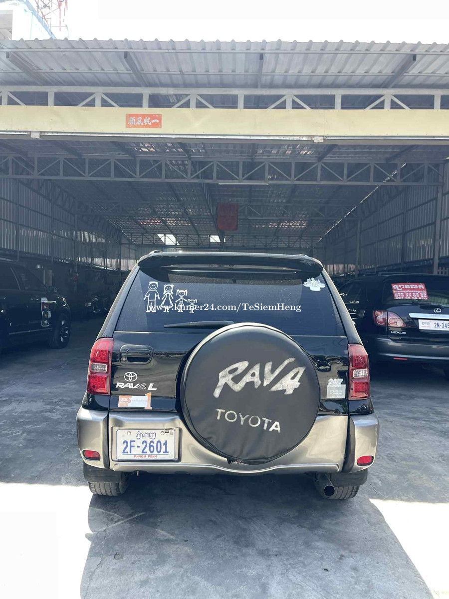 RAV 4 ឆ្នាំ 2001 ឡានស្អាត គ្រឿងក្នុងថ្មី មិនបុកមិនប៉ះ មុខក្រោយស្អាត ...