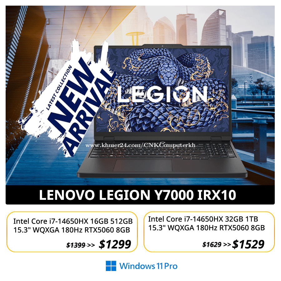 NEW Laptop | LENOVO LEGION Y7000 IRX10 / i7-14650HX 32GB 512GB 15.3 ...
