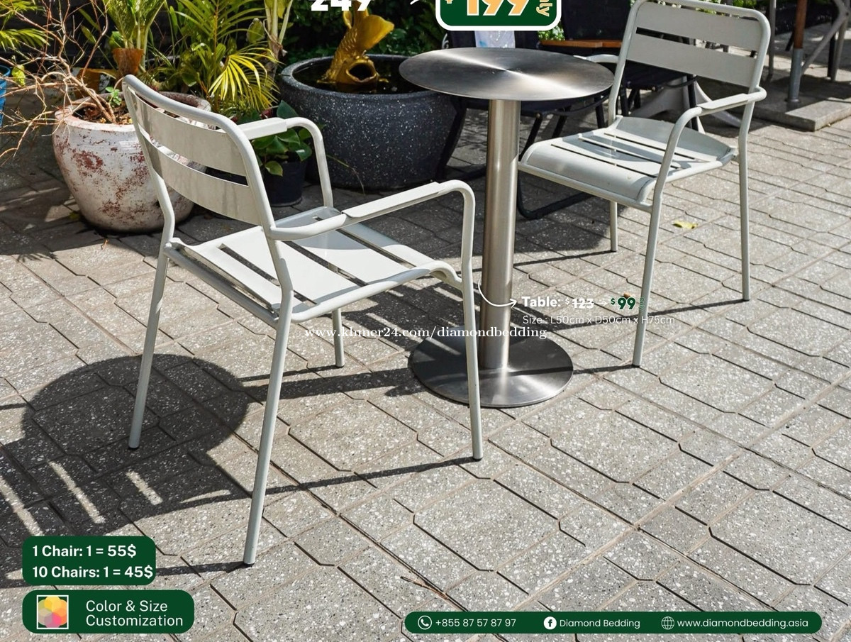 Chair and Table for outdoor price $29 in Tuol Sangkae 1, Ruessei Kaev ...