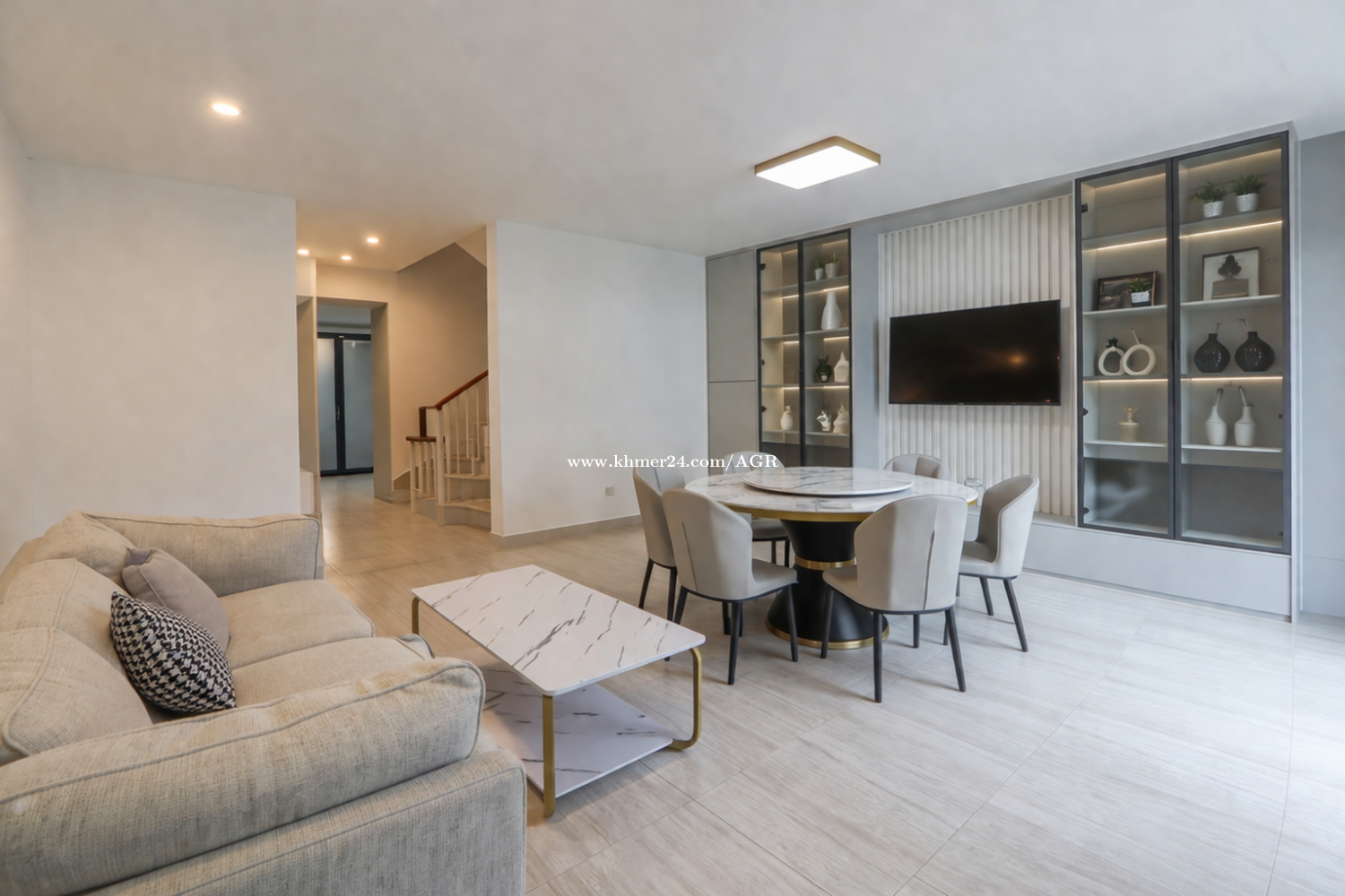 5 BR Cluster Villa for Rent in Borey The Palms – NR1 (Front of Peng ...