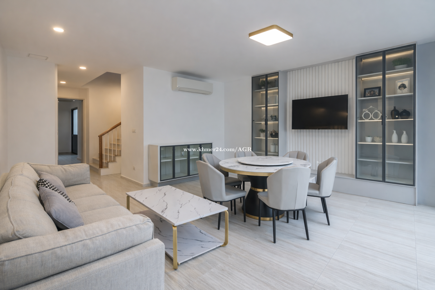 5 BR Cluster Villa for Rent in Borey The Palms – NR1 (Front of Peng ...