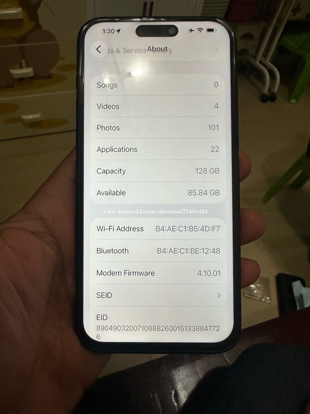 Iphone 14 pm 128gb bypass wifi no scan price $185.00 in Sambuor Meas ...