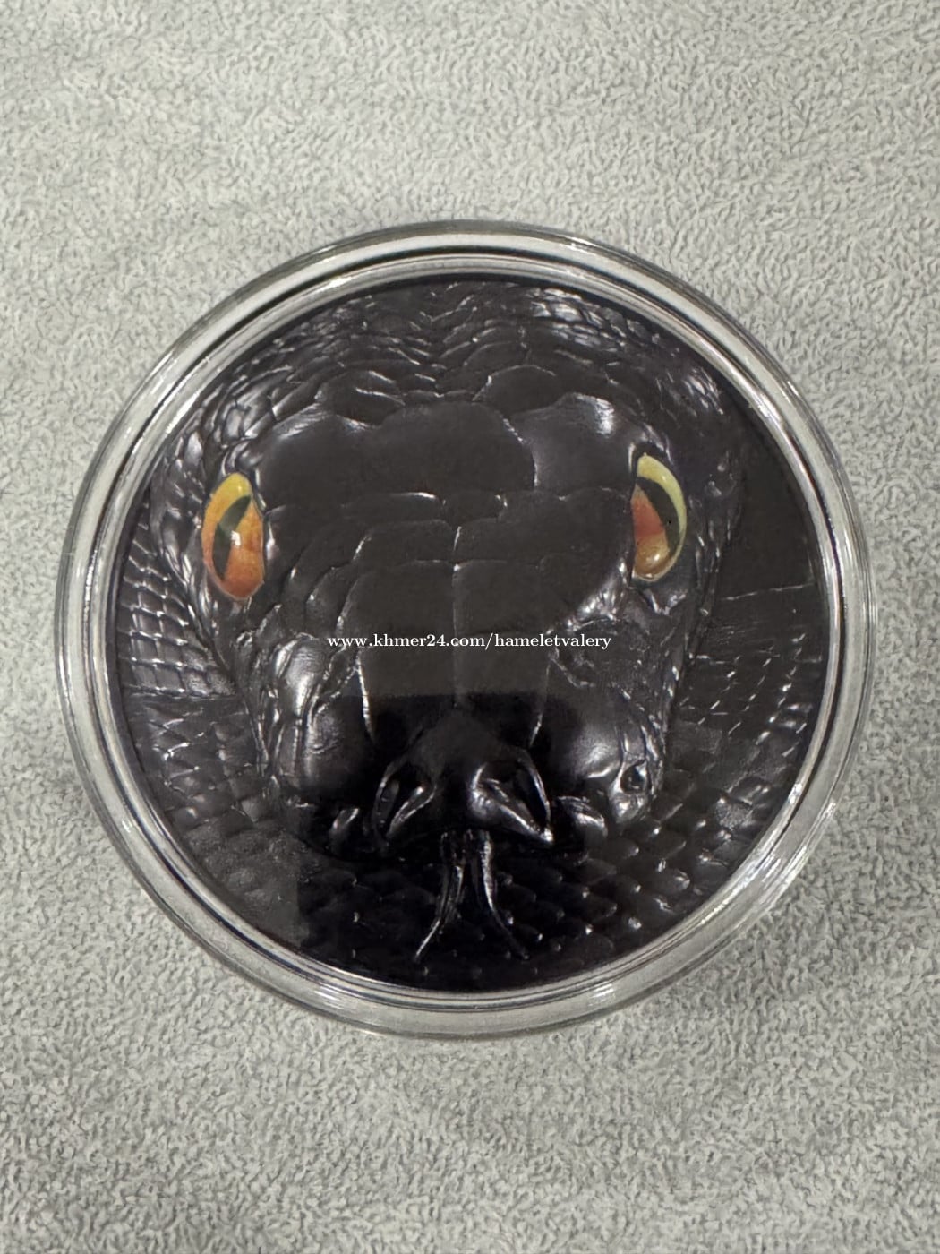 កាក់ប្រាក់សុទ្ធពណ៌ខ្មៅ Obsidian ឆ្នាំ២០២៣ ឈ្មោះ Hunters by Night ...