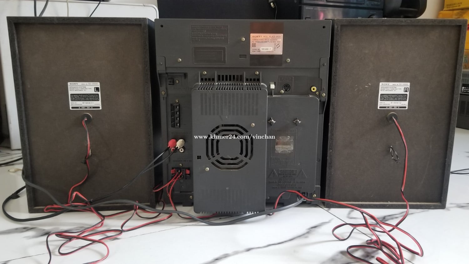 Sony compact disc system 2600W 190W 120-240V model MHC-V333 from japan ...