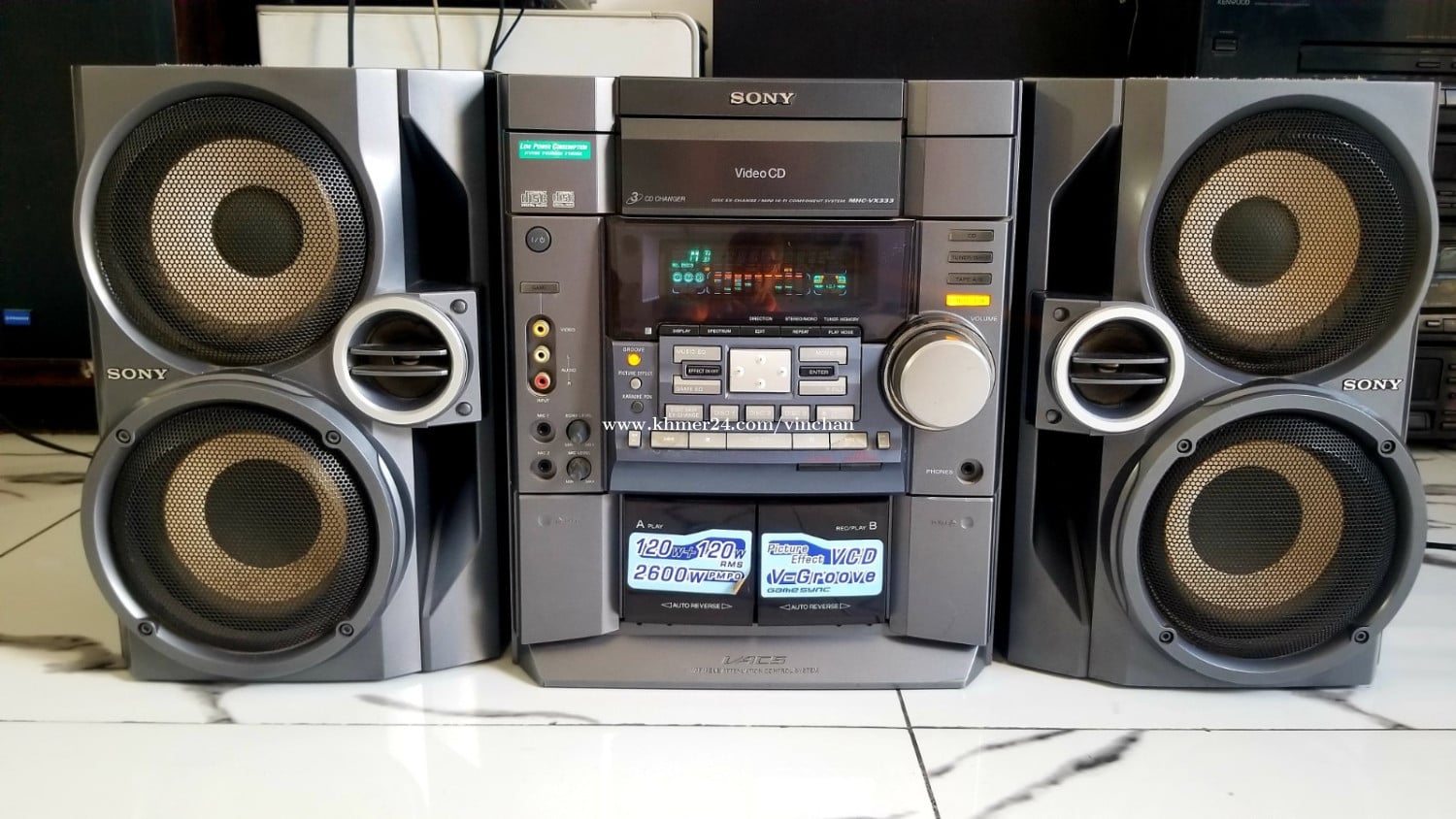 Sony compact disc system 2600W 190W 120-240V model MHC-V333 from japan ...