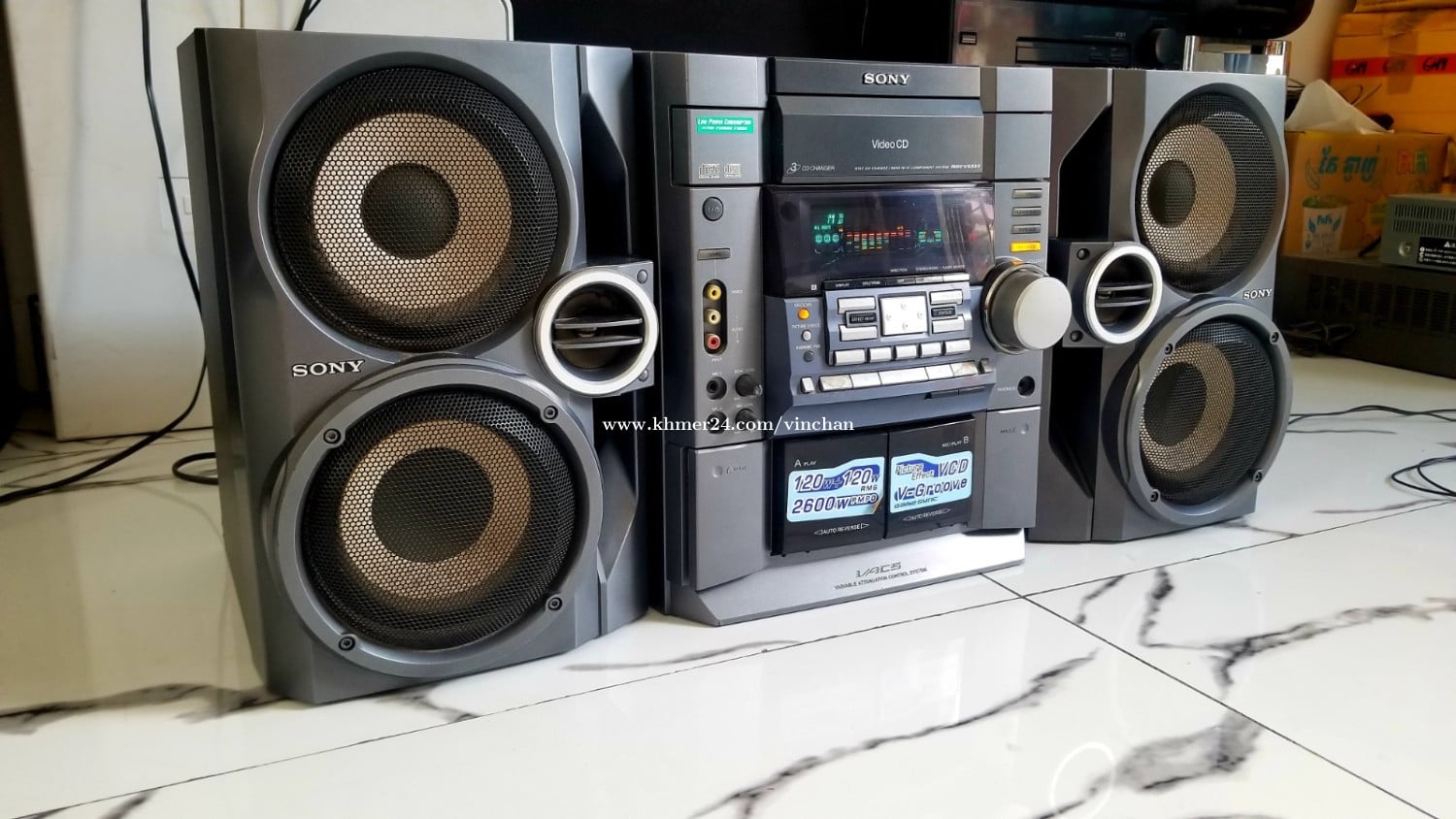 Sony compact disc system 2600W 190W 120-240V model MHC-V333 from japan ...