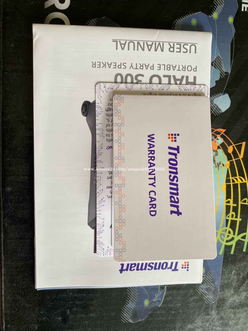 ធុងបាស់ ម៉ាក (Tronsmart Halo 300 ) និង Mic មួយគូរ លក់ 350$$ price $350. ...