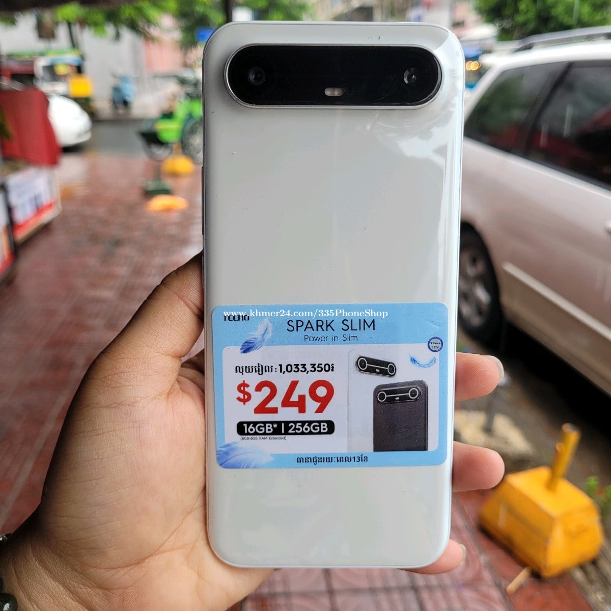 Tecno Spark Slimថ្មី លក់ខាតយកលុយសងក្រុមហ៊ុន price $210 in Phsar Thmei ...