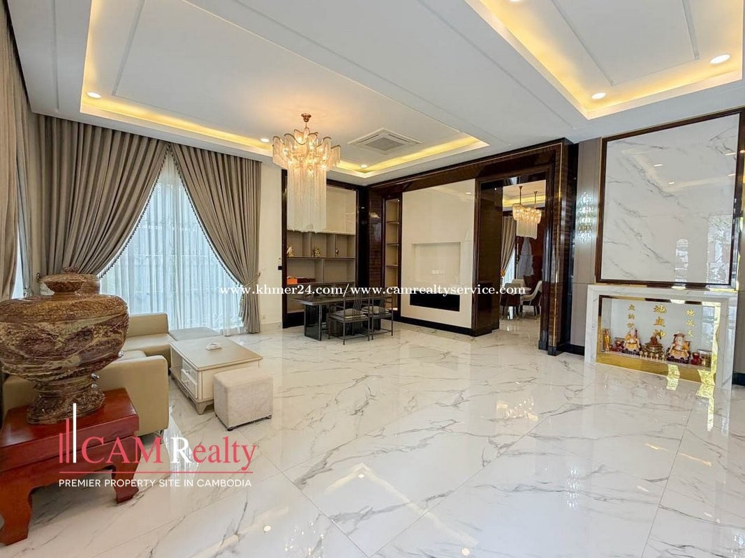 8 BR Queen Villa – V3 For Rent In Borey Peng Huoth The Star Platinum ...