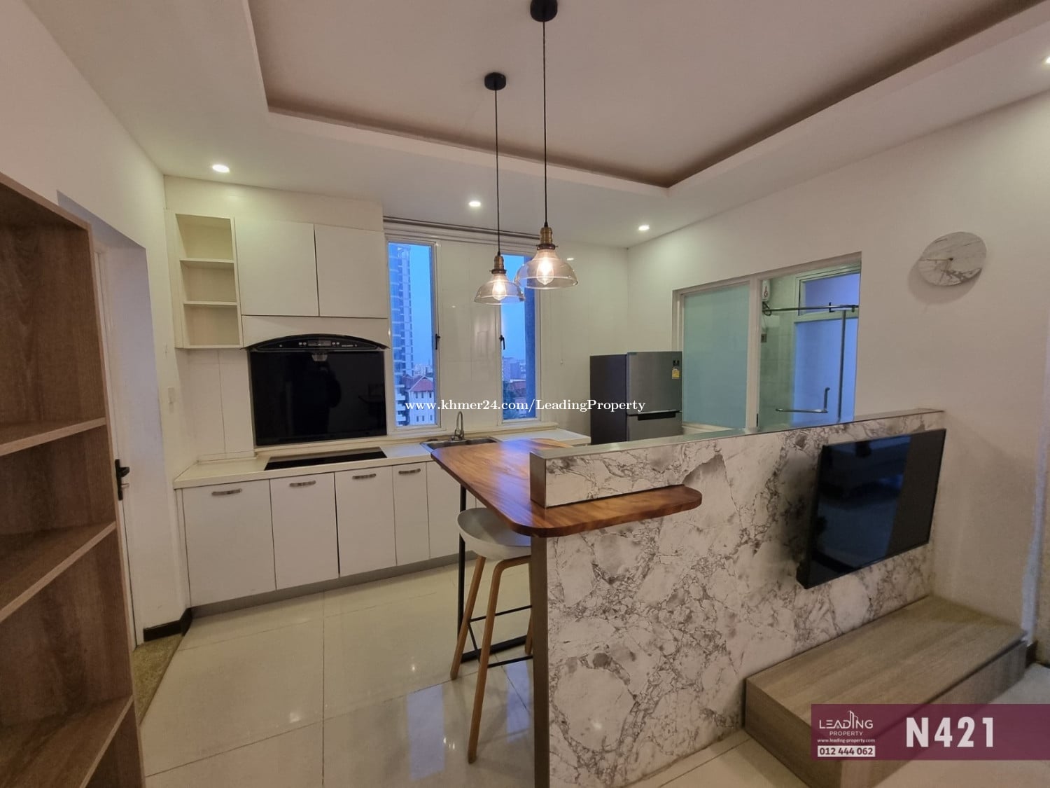 N421 | Rooftop Pool and Gym Serviced Apartment 1 Bedroom For Rent Near ...