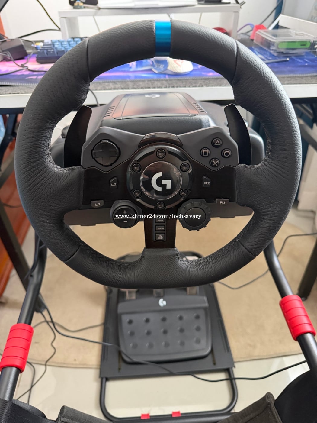 Logitech G923 Racing Wheel + Shifter + Racing Seat Full Set price $500. ...