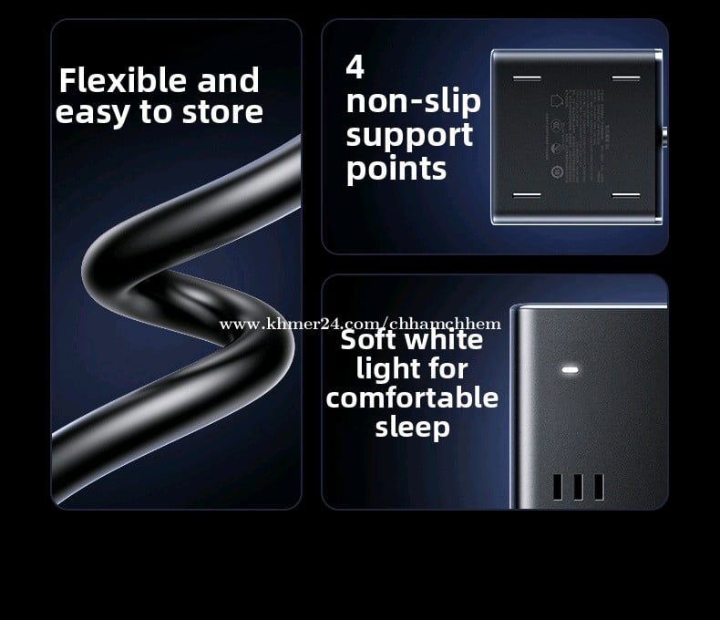 Ugreen 65W Gallium Nitride Charger Desktop Multi-Function Socket USB ...