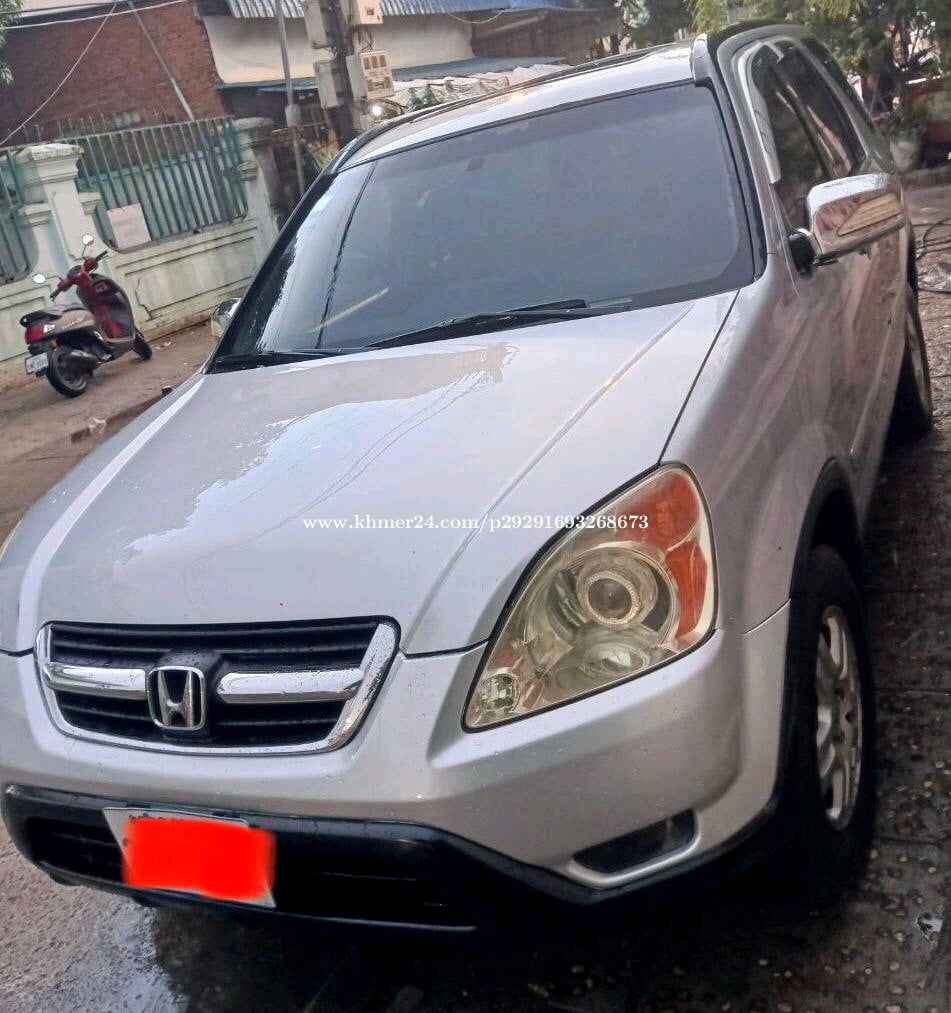 CRV ឆ្នាំ2002 ប៉ុង2 Full Option មានABS បើកដំបូល ឡានស្អាត មានពន្ធ លក់ធូៗ ...