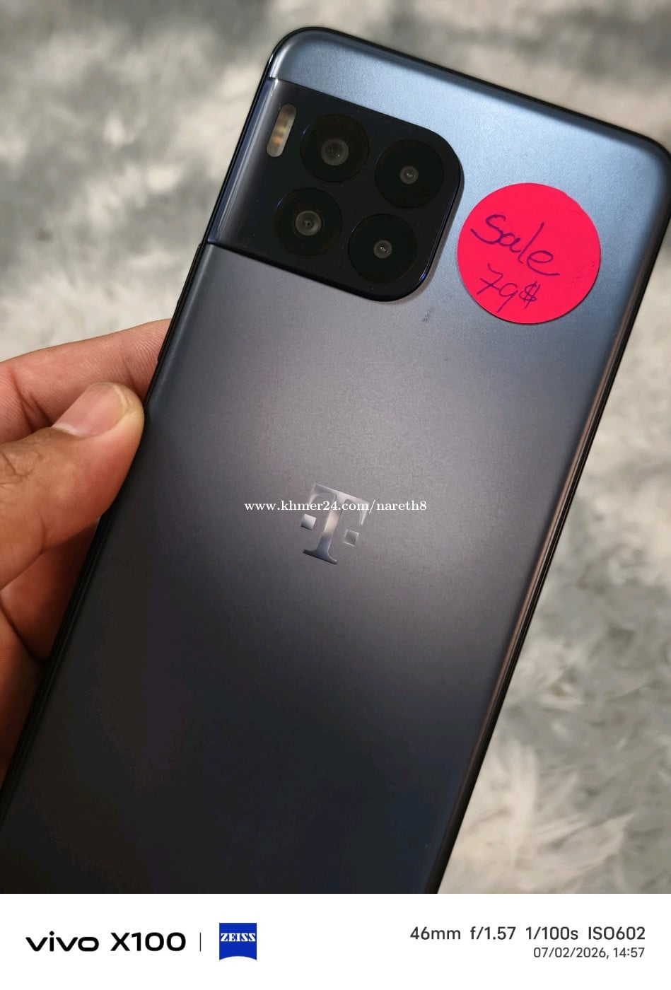 T-Mobile REVVL 7 Pro 5G (USA) Sim & E-Sim សានុំហ្សុីន ស្អាត 98% price ...
