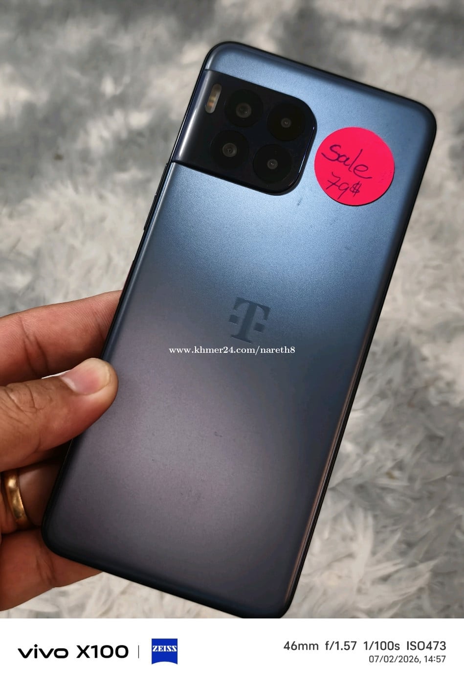 T-Mobile REVVL 7 Pro 5G (USA) Sim & E-Sim សានុំហ្សុីន ស្អាត 98% price ...